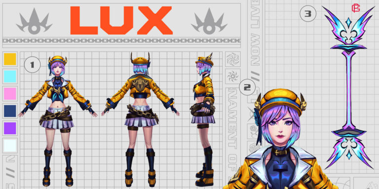 Lux Dengan Costume Soul Fighter League of Legends - Pojok Gamers